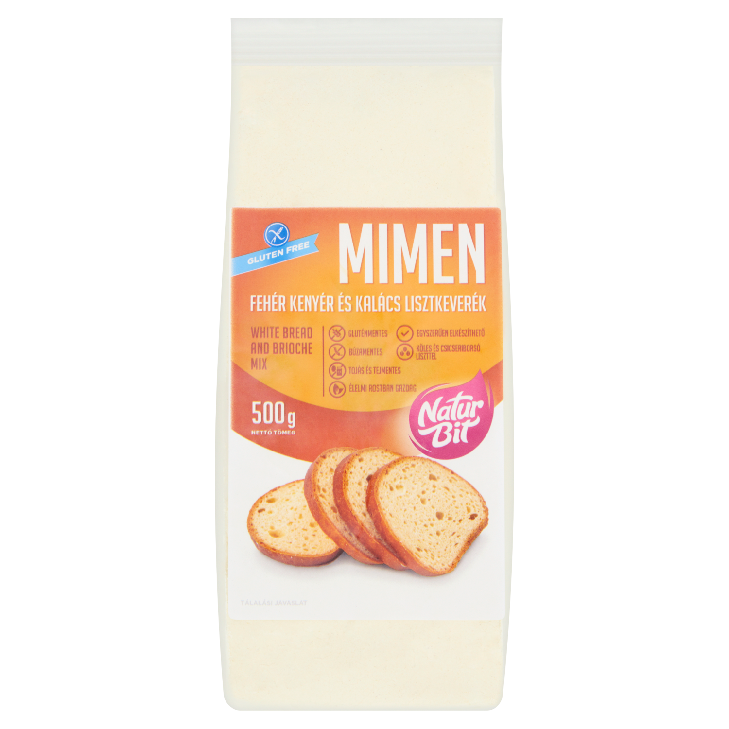 MIMEN FEHÉR Kenyér és Kalács lisztkeverék 500g - Foodnet Zrt.